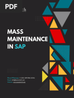MM17: Mass Maintenance in SAP | PDF | Computer Data | Software