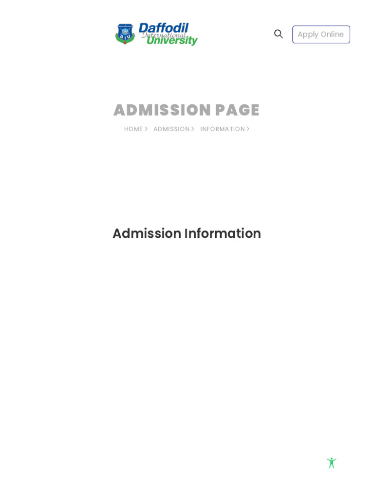Admission Page | PDF