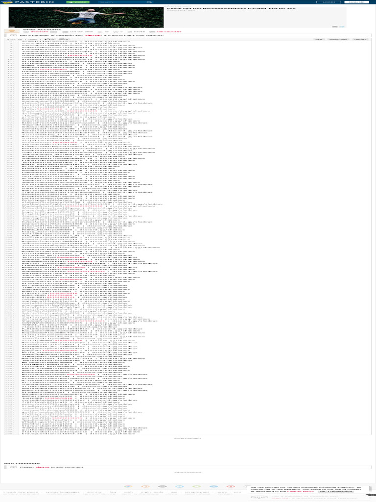 Drop Accounts - Pastebin - Com 4 | PDF