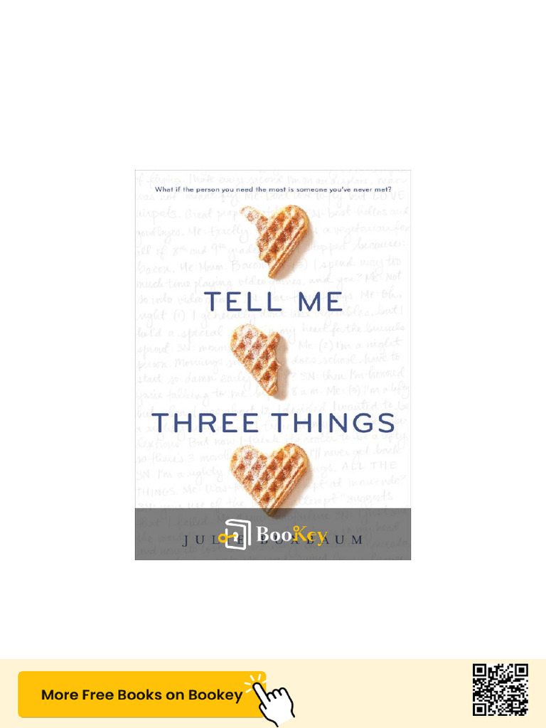 Tell Me Three Things PDF | PDF | Psychological Resilience | Love