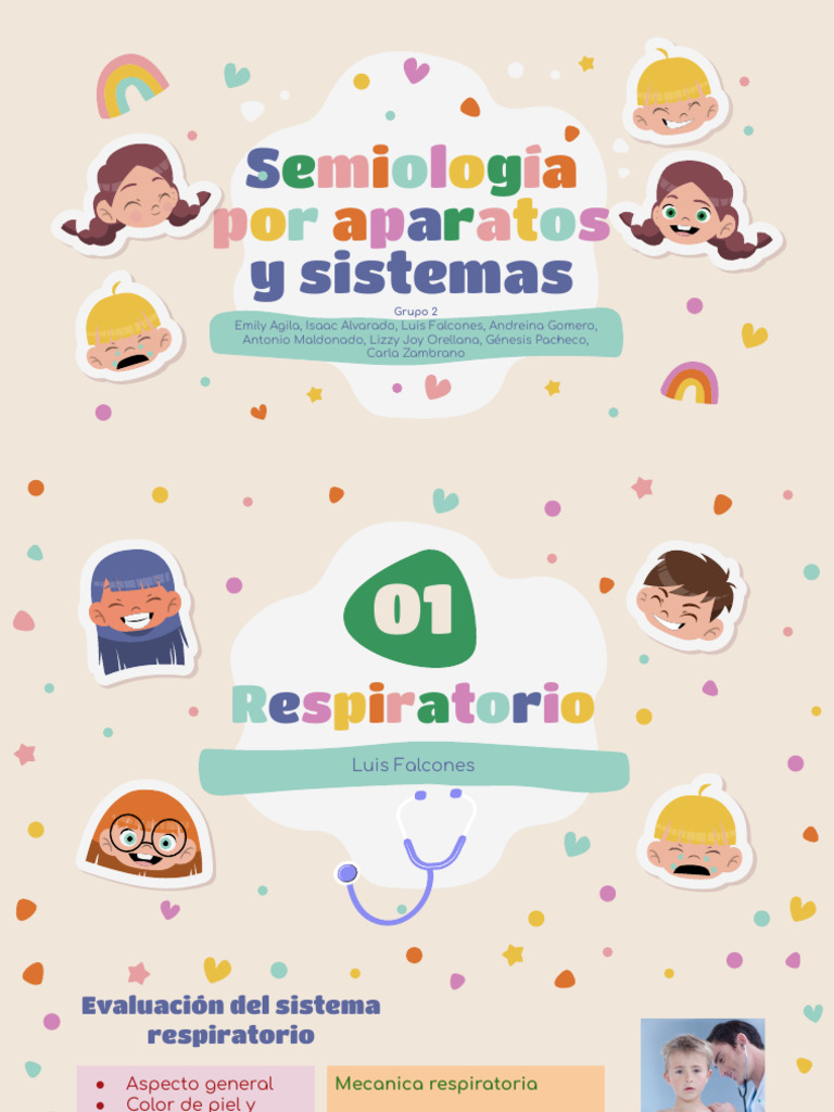 Evaluación Semiológica por Sistemas | PDF | Sistema respiratorio