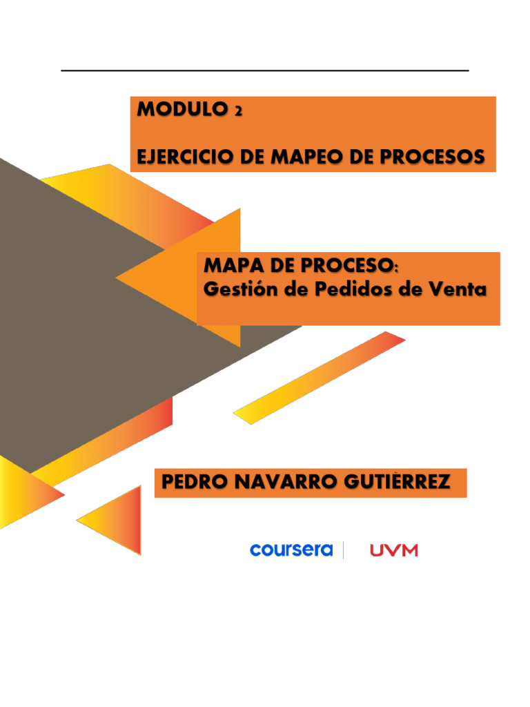 Ejercicio de Mapa de Procesos | PDF | Six Sigma | Business