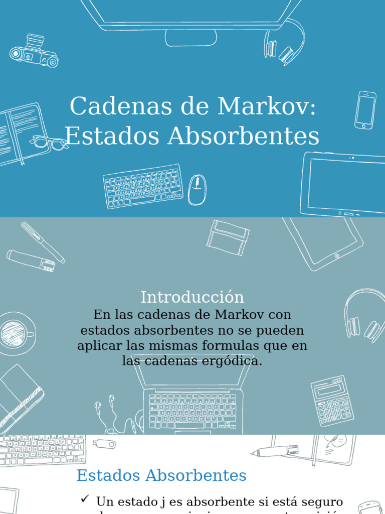 3. Estados Absorbentes | PDF | Matriz (Matemáticas) | Cadena Markov