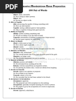 A-Z List of English Word Pairs | PDF