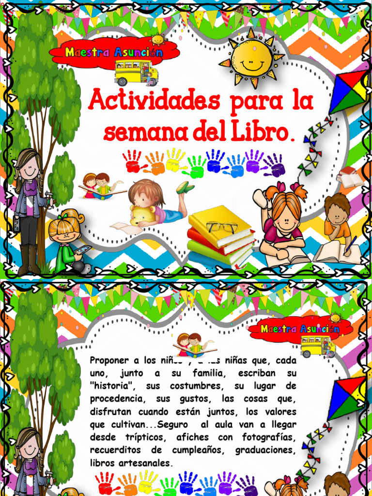 Actividades Para El D A Del Libro Pdf Filename Utf 8 Actividades