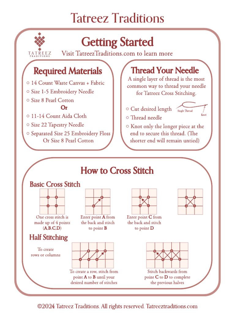 Keffiyeh Bookmark Pattern | PDF