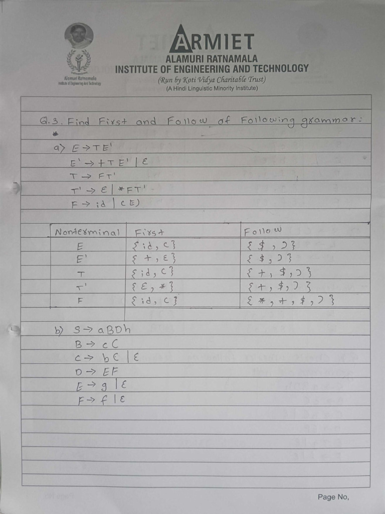 SPCC Ass 5 Sums | PDF