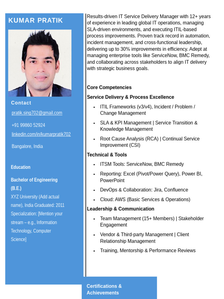 Professional Summary Duplicates Removed Preserved Format | PDF | It ...