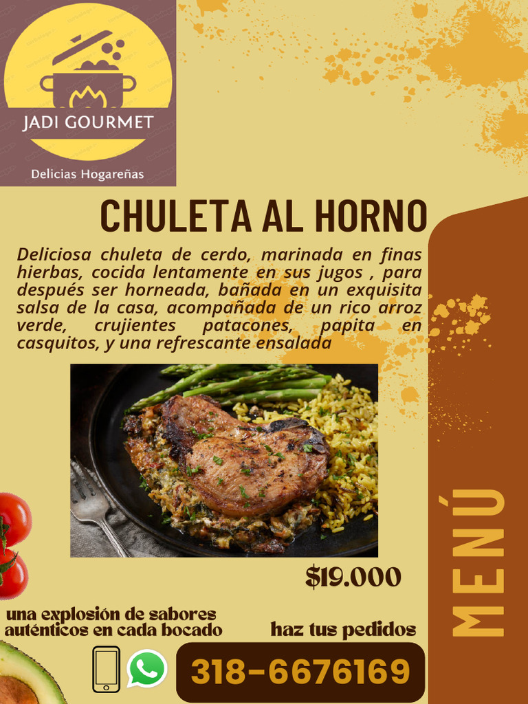 Menu Chuleta | PDF