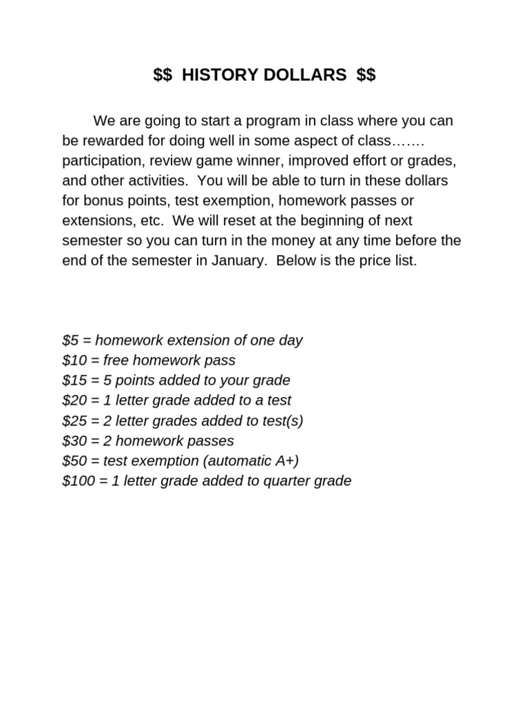 Class Reward Dollars Program Guide | PDF