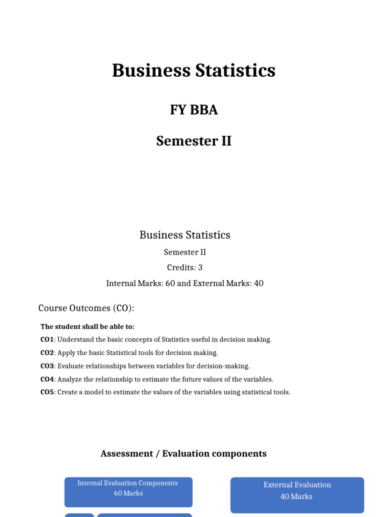 Business Statistics 1 | PDF | Statistics | Level Of Measurement