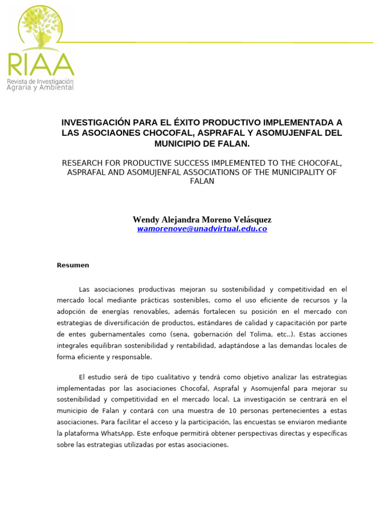 Wendy Moreno Paso4 | PDF | Agricultura | Sustentabilidad
