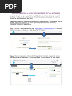 Tutorial Ingreso Al Campus Virtual, UCC Presencial | PDF