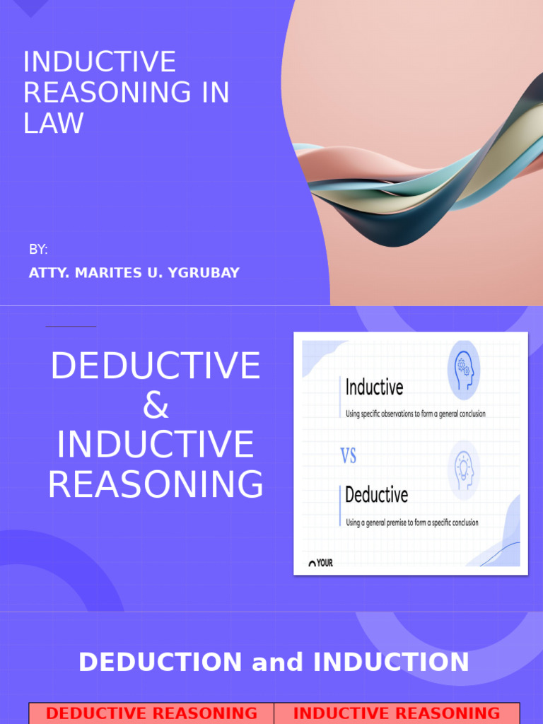 Chapter 3b (Inductive & Deductive) - Mar 1 | PDF | Inductive Reasoning | Argument