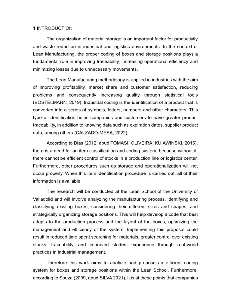 Final Project - Literature Review Eng | PDF | Lean Manufacturing ...