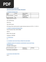 DepEd IEP Template for Autism | PDF | Individualized Education Program ...