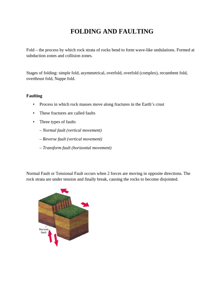 Recumbent Folds in Geological Processes | PDF