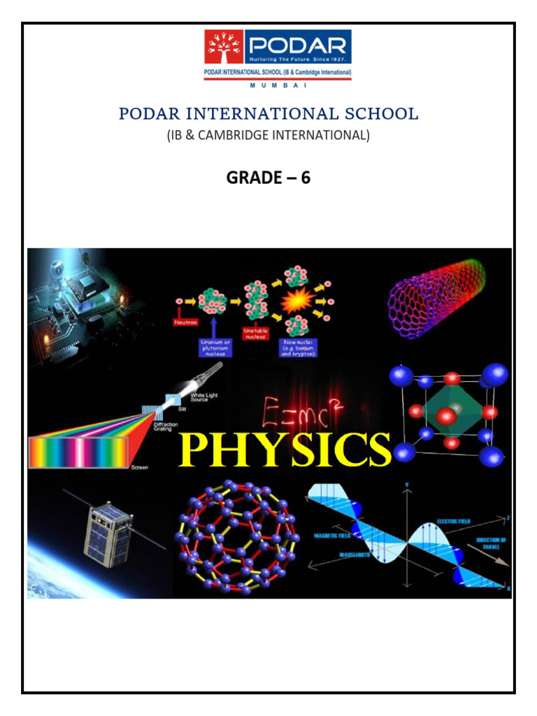 Grade - 6 Physics Course Book | PDF | Force | Gravity