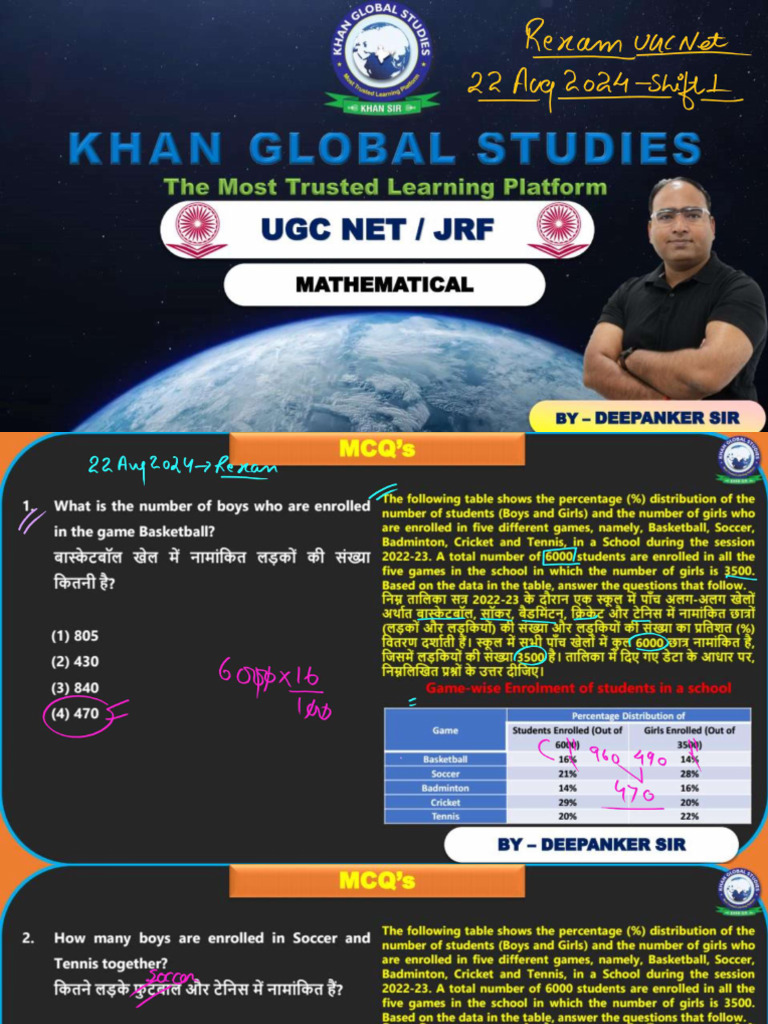 UGC_NETJRF_DEC_2024_UGC_NET_Data_Interpretation_PYQs_Class_12_Deepanker | PDF