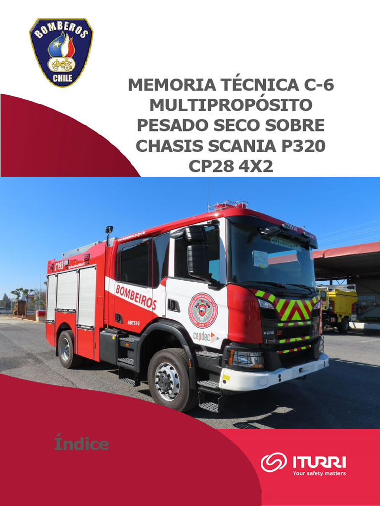 6.2. Memoria Tecnica c6 Scania p320 Cp28 4x2 | PDF | Turbocompresor ...