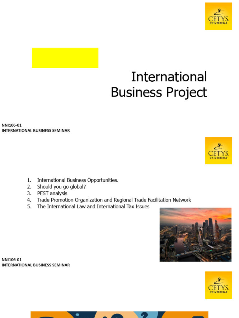 Should U Go Global - INTERNATIONAL BUSINESS PROJECT | PDF | Franchising ...
