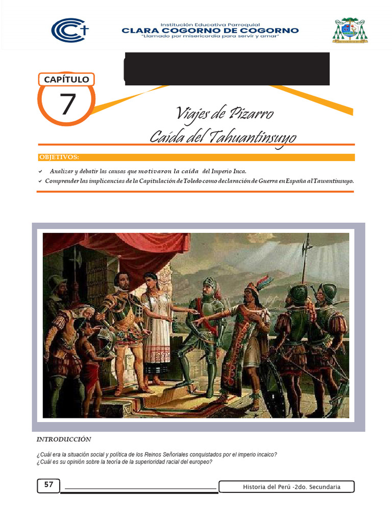 Viajes y Conquista de Pizarro en Perú | PDF | Imperio Inca | Francisco ...