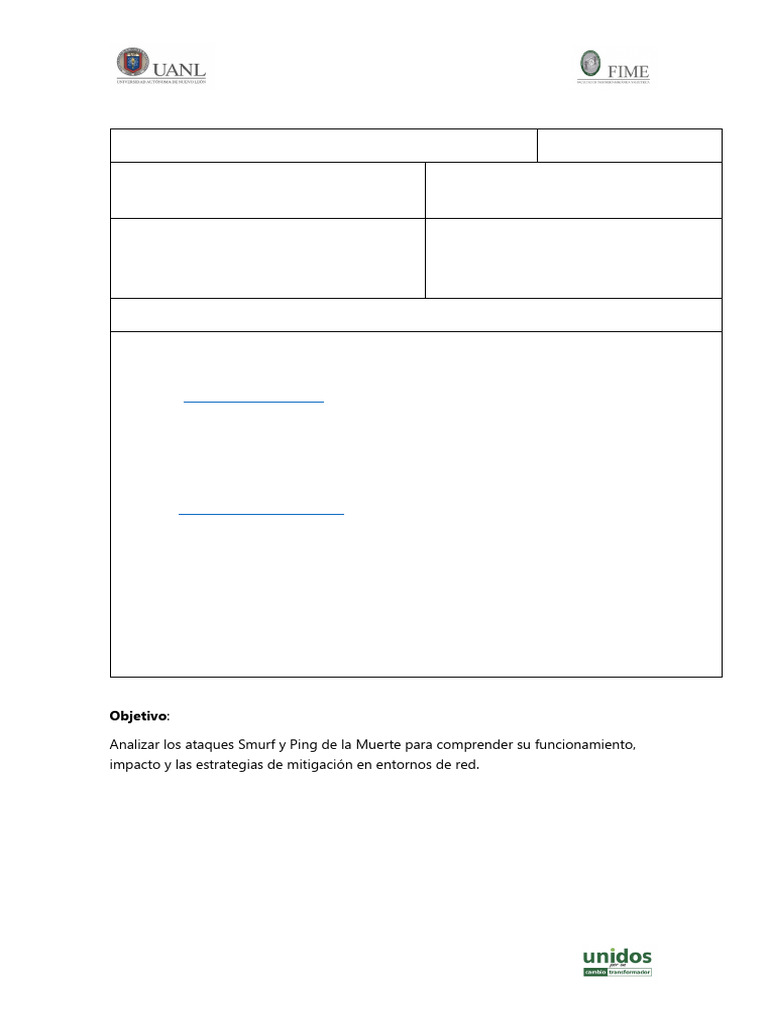 Aa-Mod7 Investigacion de Operacion de Ping of Deat y Smurf Atack | PDF | Cortafuegos ...