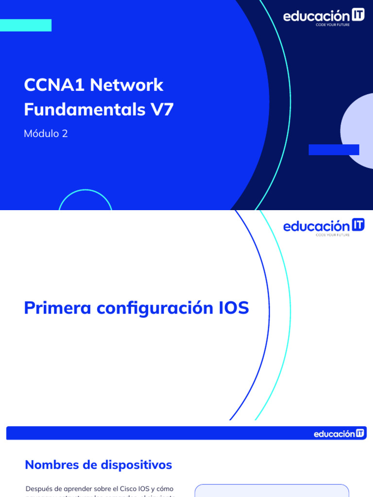 CCNA1 Network Fundamentals V7: Módulo 2 | PDF | Contraseña | Software