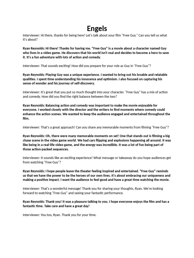 Free Guy | PDF