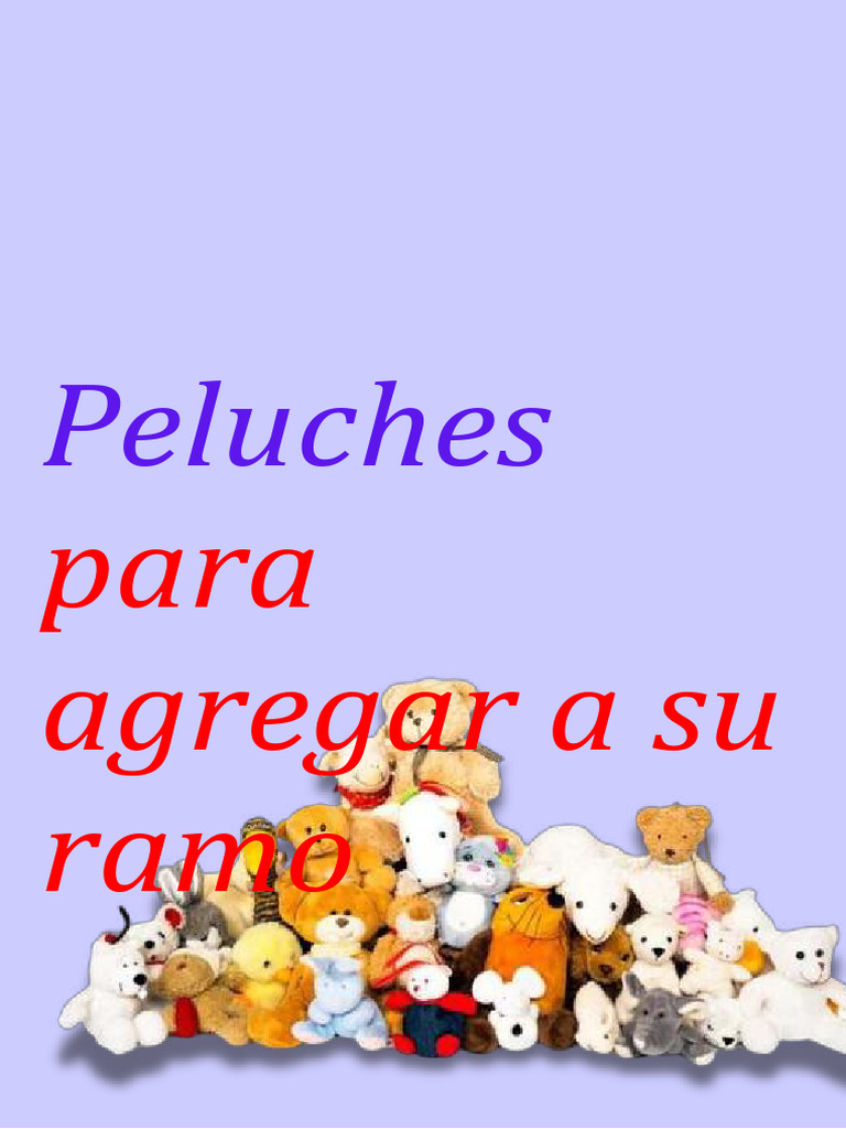 Catálogo de Peluches | PDF | Zoología | Osos