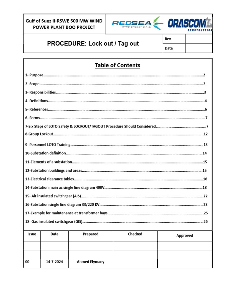 LOTO | PDF | Electricity | Electric Power