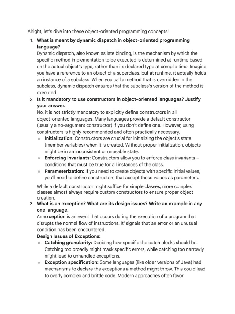 Can U Solve All The Questions | PDF | Inheritance (Object Oriented Programming) | Method ...