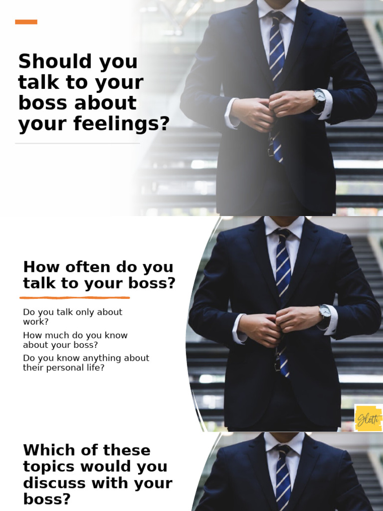 Discussing Personal Matters with Your Boss | PDF | Social Psychology ...