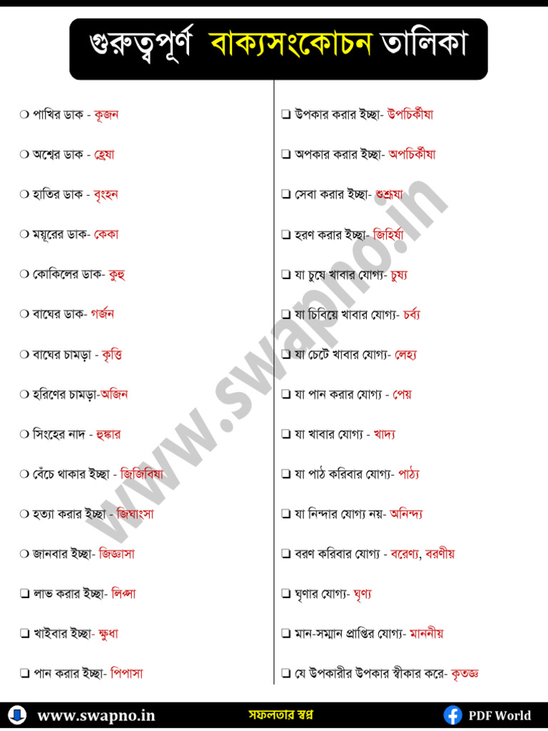 WWW - Swapno.in: PDF World | PDF