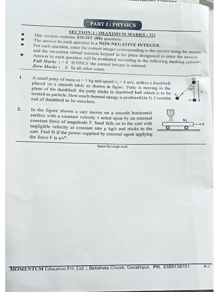 Pt 6 physics paper | PDF