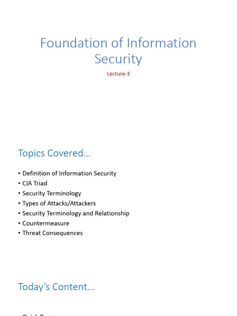 Lecture3 Confidentiality | PDF | Information Security | Public Key Cryptography
