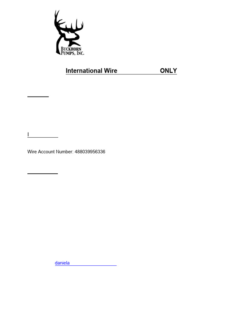 Wire and ACH Instructions For Bank of America INTERNATIONAL ONLY 2024 | PDF