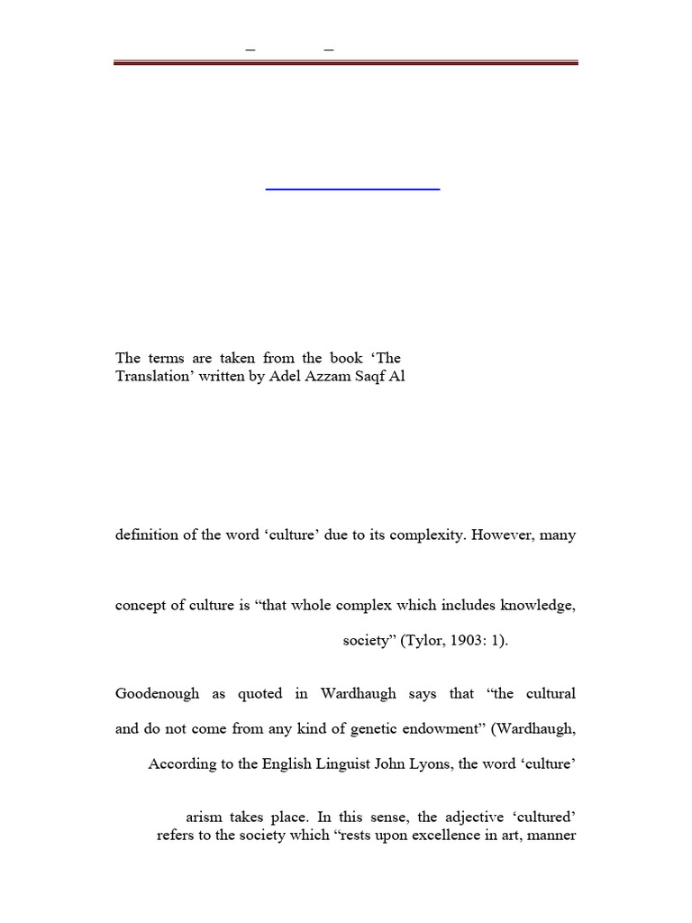 Translation - Assessment - of - Cultural - Legal - Terms - As - 2 | PDF ...