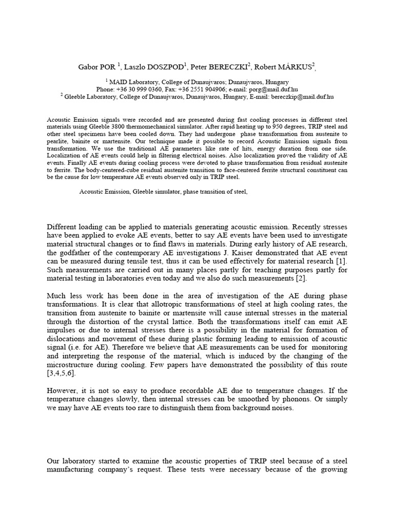 Paper ID50 by Por Et Al | PDF | Building Engineering | Metals