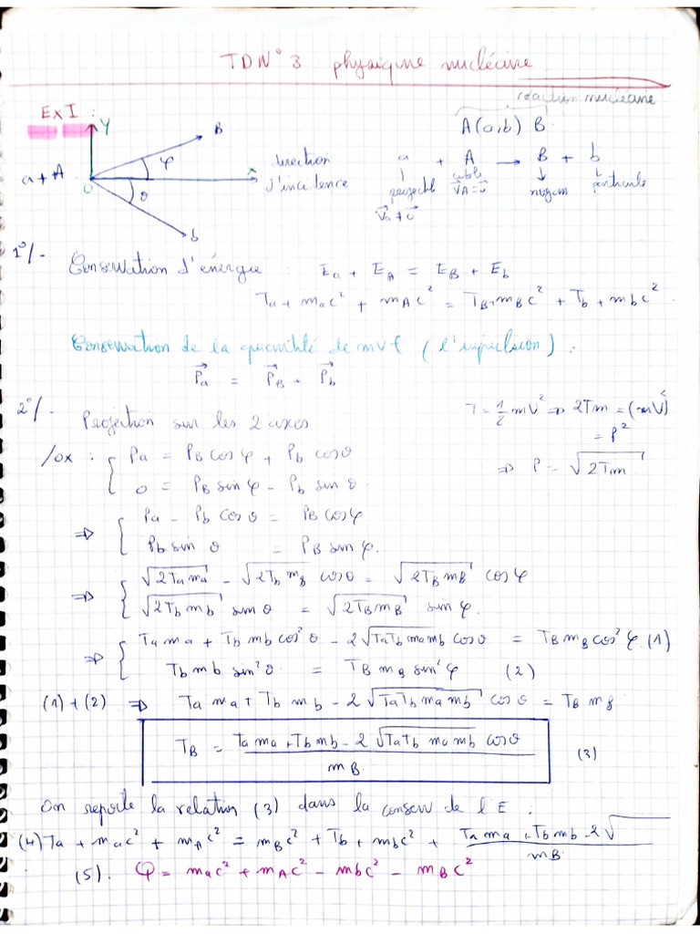 Corrigé TD3 Nucl - 2023-2024 | PDF