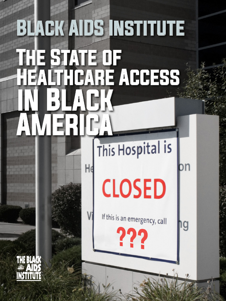Healthcare Access in Black America | PDF | Health Insurance Coverage In ...