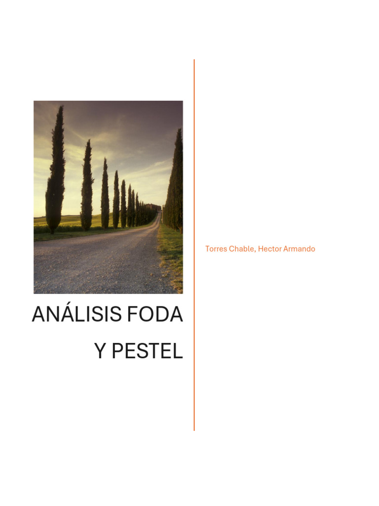 Análisis FODA y PESTEL: Guía Completa | PDF | Análisis FODA | Business