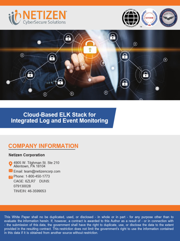 Cloud Monitoring With ELK Stack | PDF | Cloud Computing | Scalability