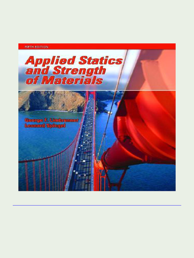 Applied Statics and Strength of Materials 5th Edition Ebook and ...