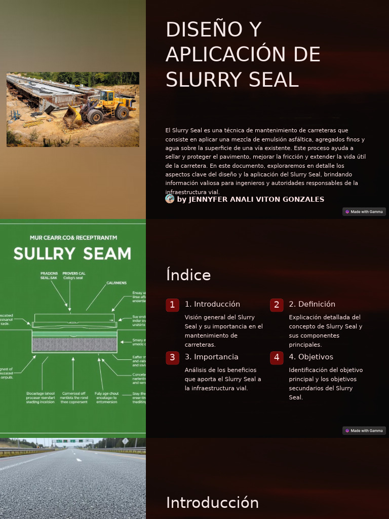 Diseno y Aplicacion de Slurry Seal | PDF | La carretera | Agua