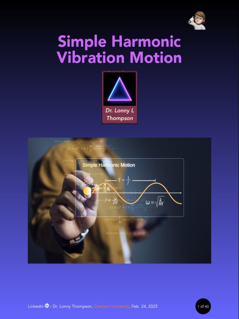 Understanding Simple Harmonic Motion | PDF | Acceleration | Kinematics