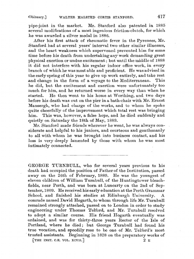 2015 Obituary George Turnbull 1809 1889 | PDF