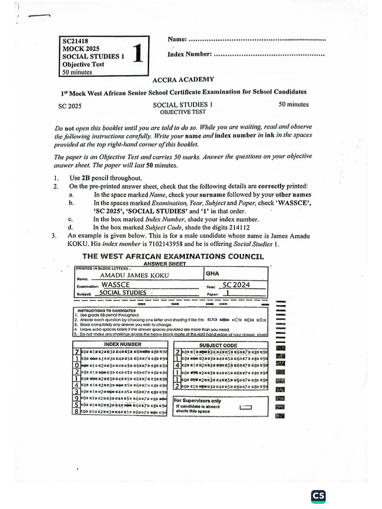 Social Studies - Obj | PDF