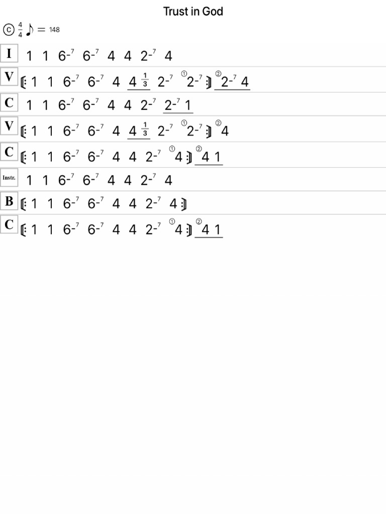 Trust in God NUMBERS | PDF