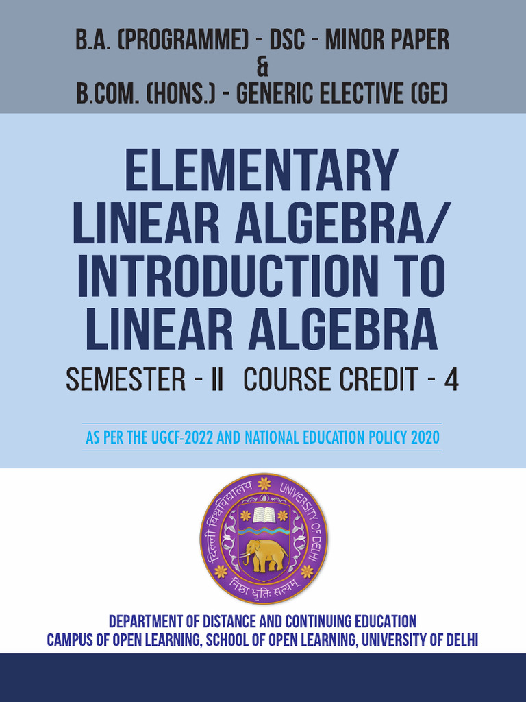 Unit 1-3 | PDF | Linear Map | Eigenvalues And Eigenvectors